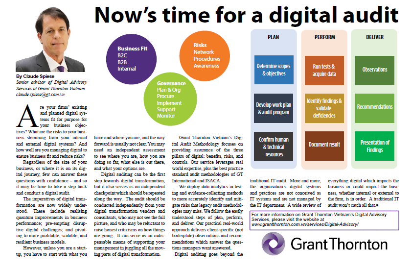 Now’s time for a digital audit | Grant Thornton